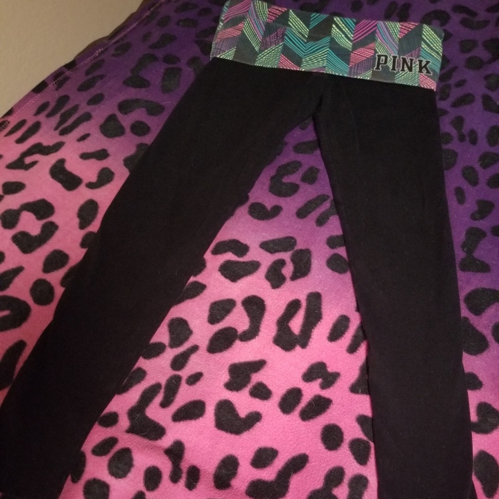 Vs Pink Small Yoga Pants Gem